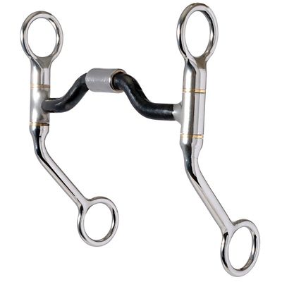 Reinsman 7 in. S Sweet Iron Bit, 7 in. Cheek, 5-1/4 in. Mouth, Stage C ...