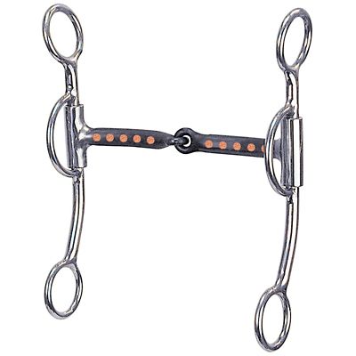 Reinsman 7 in. S Sweet Iron Bit, 7 in. Cheek, 5-1/4 in. Mouth, Stage C ...