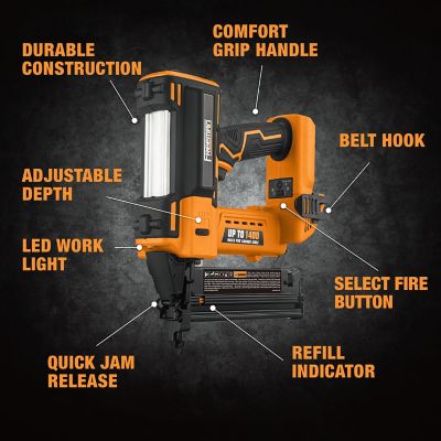 Freeman 20V Cordless 2-in-1 18 ga. Nailer/Stapler (Tool Only), 1400 ...