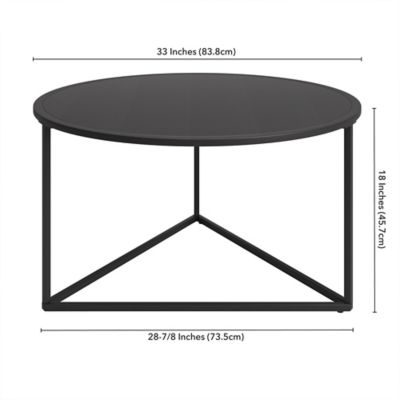 Hudson&Canal Jenson Round Coffee Table at Tractor Supply Co.