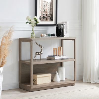 Hudson&Canal 4-Shelf Ingels Rectangular Bookcase at Tractor Supply Co