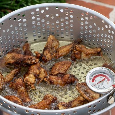 King Kooker 12 in. Welded Square Propane Gas Outdoor Turkey Fryer with ...