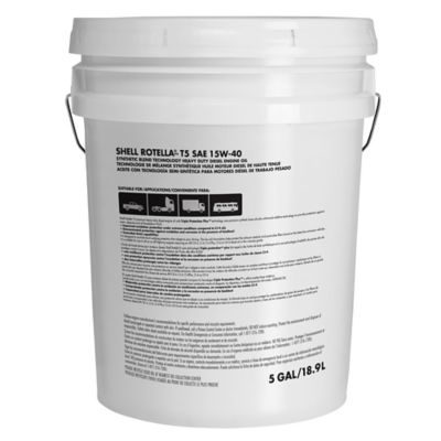 Shell Rotella 5 gal. 15W-40 T5 Synthetic Motor Oil at Tractor Supply Co.