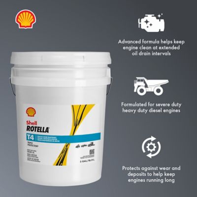 Shell Rotella 5 gal. 15W-40 T5 Synthetic Motor Oil at Tractor Supply Co