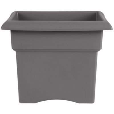 Bloem Veranda Square Deck Box Planter, 18 in., Matte Finish, VER18908 ...