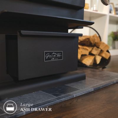 Grand Teton Collection Wood-Burning Targhee T100 Stove, 2000 sq ft ...
