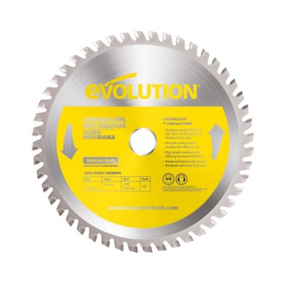 Evolution 14 in. 90-Tooth Stainless Steel Cutting Blade, 1 in. Arbor at ...