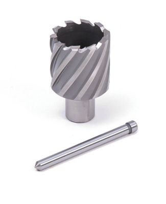 Evolution 1 in. Diameter x 1 in. Depth Annular HSS Cutter, Pilot Pin ...