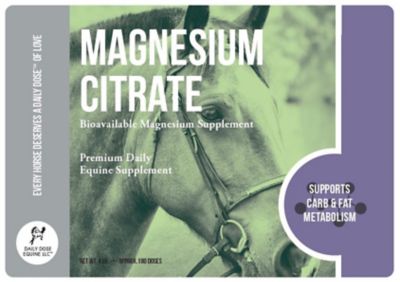 Daily Dose Equine Magnesium Citrate Horse Supplement, 96 oz. at Tractor ...