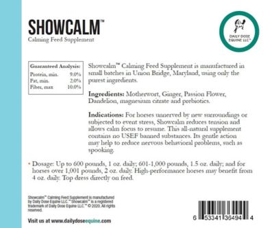 Daily Dose Equine Show Calm Horse Supplement, 96 oz. at Tractor Supply Co.