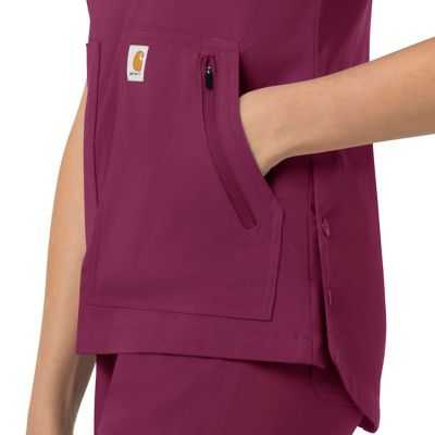 Carhartt Modern Fit 4-Pocket V-Neck Scrub Top at Tractor Supply Co.