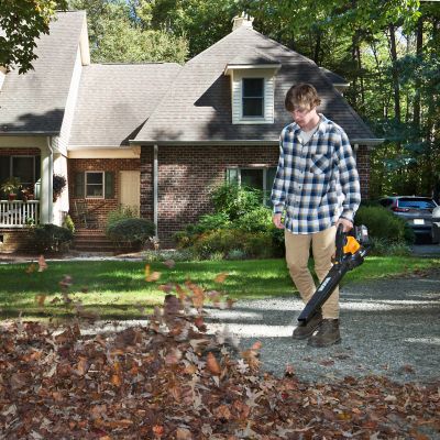 WORX 185 MPH/350 CFM Nitro 40V (2x20) Cordless Tri-Vac, Blower/Mulcher ...