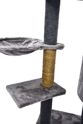 Cat Craft Level Up 6-Level Plush & Seagrass Cat Activity Tree: Scratch ...