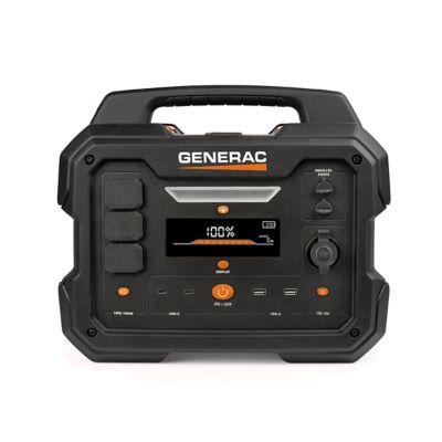 Generac 3,200/1,600-Watt GB1000 Battery-Powered Portable Power Station ...