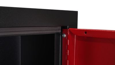 Stack-On Tall Storage Locker with 4 Shelves - Welded Steel Garage ...