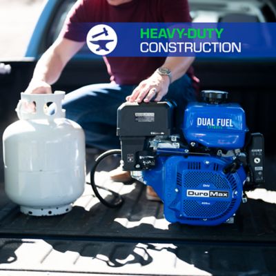 DuroMax 212cc 3/4 in. Shaft Recoil/Electric Dual Fuel Engine at Tractor ...