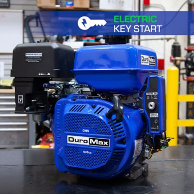 DuroMax 212cc 3/4 in. Shaft Recoil/Electric Dual Fuel Engine at Tractor ...