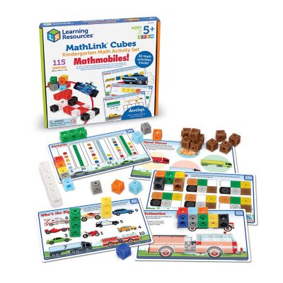 Learning Resources MathLink Cubes Mathatics! Kindergarten Math Activity ...
