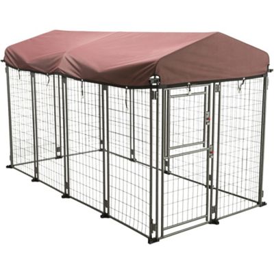 TRIXIE 8 ft. x 4 ft. x 4.5 ft. Deluxe Welded Wire Dog Kennel, XXL at ...
