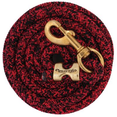 Weaver Leather Poly Lead Rope with Solid Brass 225 Snap at Tractor ...