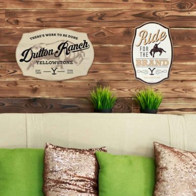 Open Road Brands Yellowstone Dutton Ranch There's Work to Be Done Wood ...