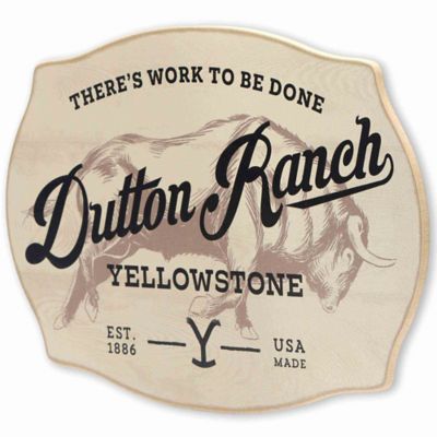 Open Road Brands Yellowstone Dutton Ranch There's Work to Be Done Wood ...