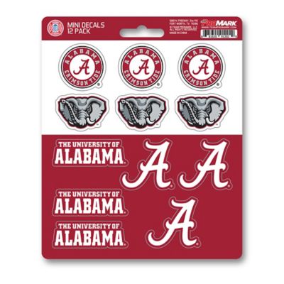 Fanmats Alabama Crimson Tide Mini Decals, 12-Pack at Tractor Supply Co