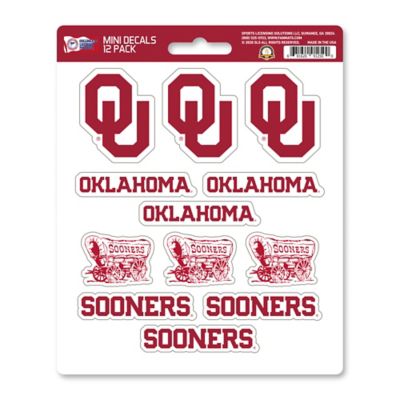 Fanmats Oklahoma Sooners Mini Decals, 12-Pack at Tractor Supply Co.