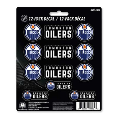 Fanmats Edmonton Oilers Mini Decals, 12-Pack at Tractor Supply Co.