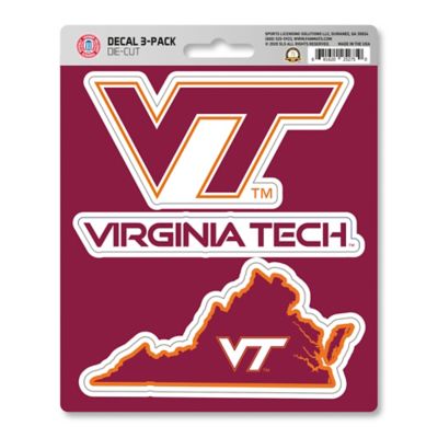 Fanmats Virginia Tech Hokies Decals, 3-Pack at Tractor Supply Co.
