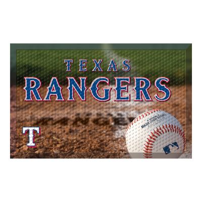 Fanmats Texas Rangers Rubber Scraper Mat, 19 in. x 30 in. at Tractor ...