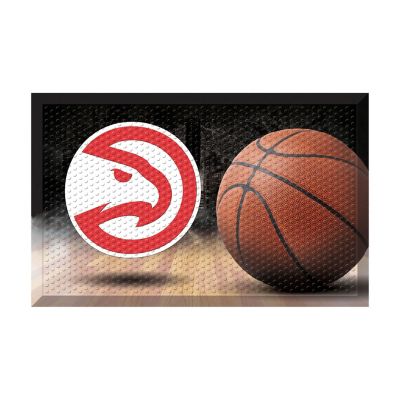 Fanmats Atlanta Hawks Rubber Scraper Mat, 19 in. x 30 in. at Tractor ...