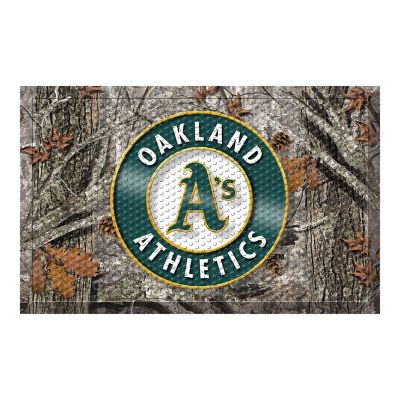 Fanmats Oakland Athletics Scraper Mat, Camo at Tractor Supply Co.
