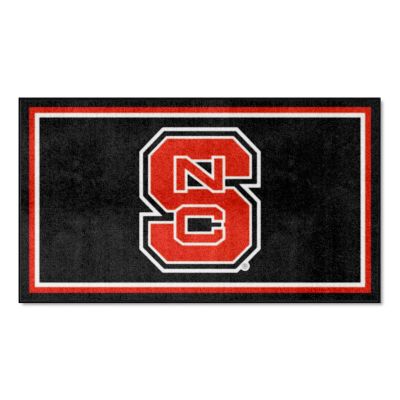 Fanmats NC State Wolfpack Nylon Rug, 3 ft. x 5 ft., Black at Tractor ...