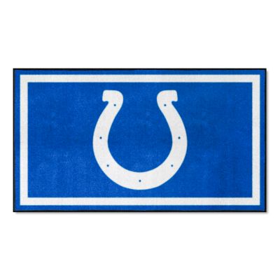 Fanmats Indianapolis Colts Horseshoe Logo Nylon Rug, 3 ft. x 5 ft. at ...