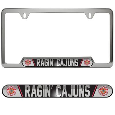 Fanmats Louisiana-Lafayette Ragin Cajuns Embossed License Plate Frame ...