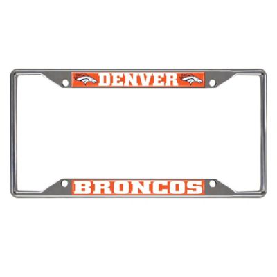 Fanmats Denver Broncos License Plate Frame at Tractor Supply Co