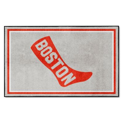 Fanmats Boston Red Sox Nylon Rug, 4 ft. x 6 ft., Gray at Tractor Supply Co
