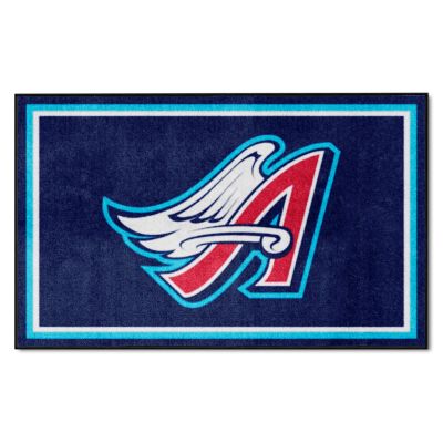 Fanmats Los Angeles Angels Nylon Rug, 4 ft. x 6 ft., Blue at Tractor ...