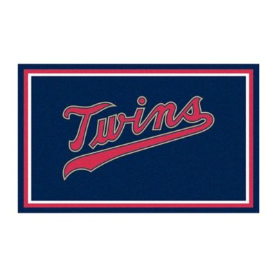 Fanmats Minnesota Twins Script Logo Nylon Rug, 4 ft. x 6 ft. at Tractor ...