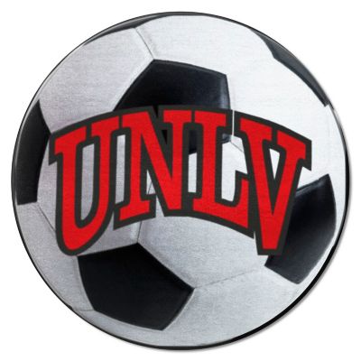 Fanmats UNLV Runnin Rebels Soccer Ball Shaped Nylon Rug, 27 in. at ...