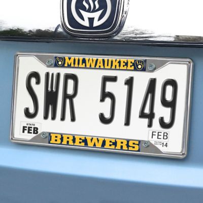 Fanmats Milwaukee Brewers License Plate Frame at Tractor Supply Co.