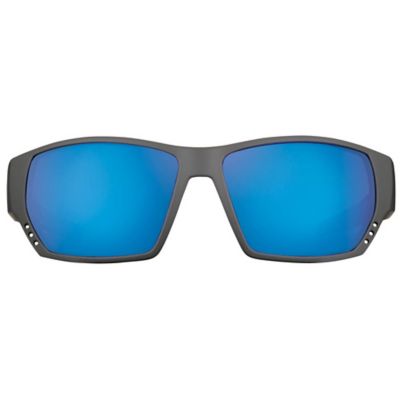 Flying Fisherman Drop Back Polarized Sunglasses, Gray, Smoke Blue