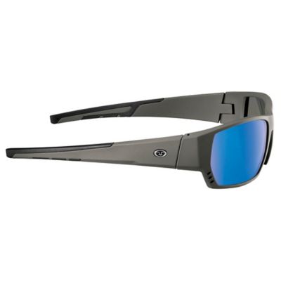 Flying Fisherman Drop Back Polarized Sunglasses, Gray, Smoke Blue