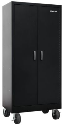 Stack-On Tall Storage Locker with 4 Shelves - Stack-On Welded Steel ...