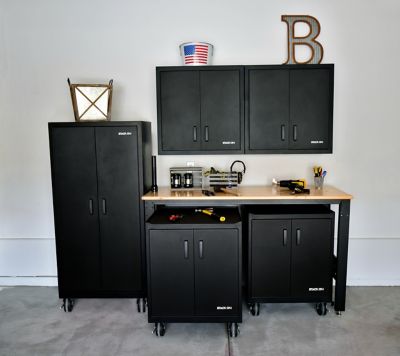 Stack-On Tall Storage Locker with 4 Shelves - Stack-On Welded Steel ...