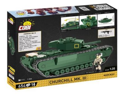 Cobi Company of Heroes 3 Churchill Mk. IIi Tank, COBI-3046 at Tractor ...