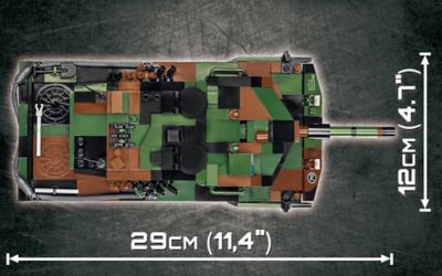 Cobi Armed Forces Leopard 2A5 Tvm German Prototype Tank, COBI-2620 at ...