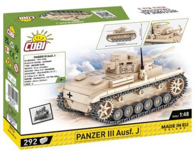 Cobi Historical Collection WWII Panzer IIi Ausf. J. Tank, COBI-2712 at ...