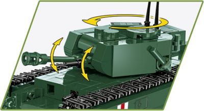 Cobi Historical Collection World War II Churchhill Mk. Iv Tank, COBI ...